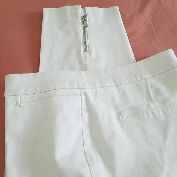 Cache | Pants & Jumpsuits | Cache Cropped White Pants | Poshmark